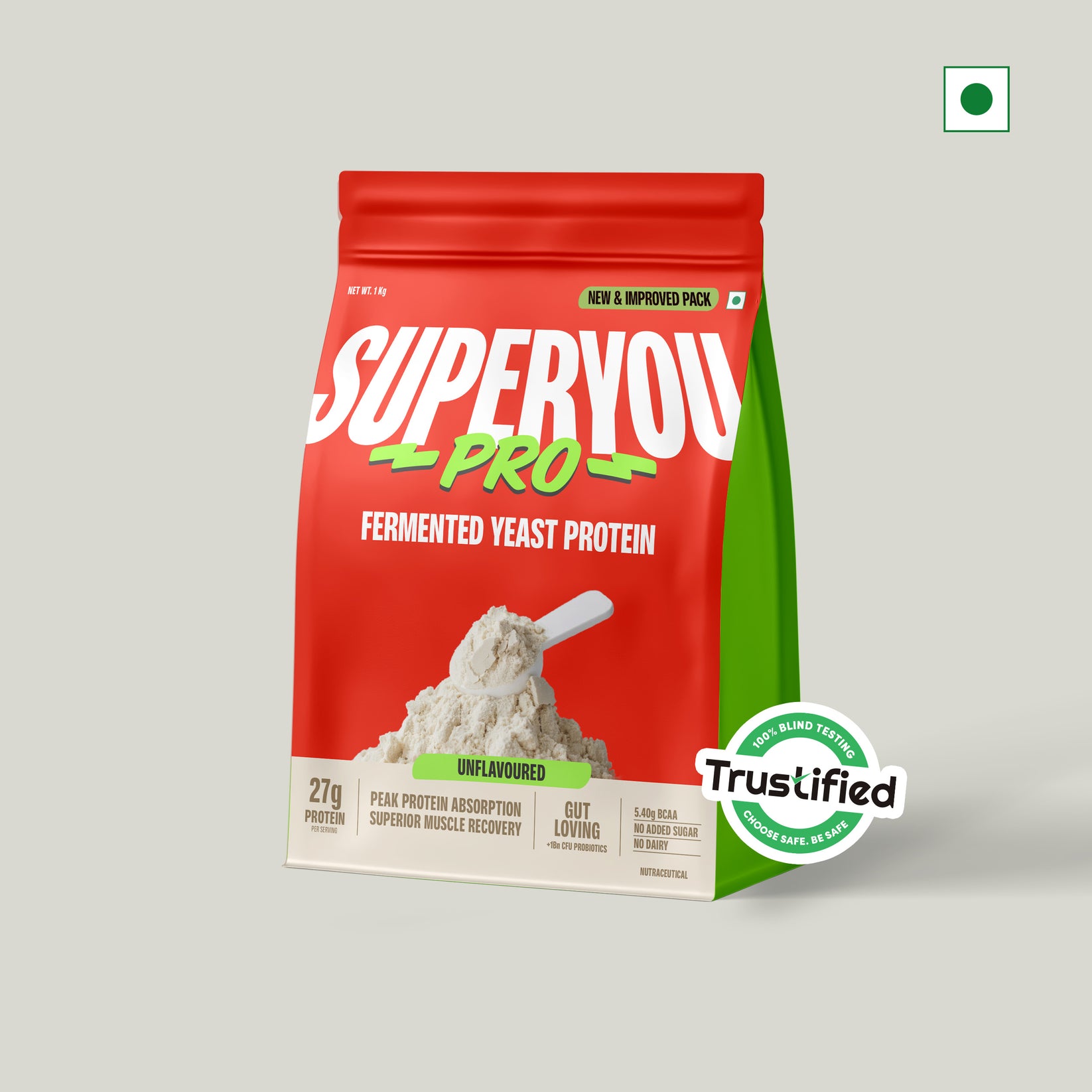 Unflavoured Fermented Yeast Protein - 1Kg – SuperYou