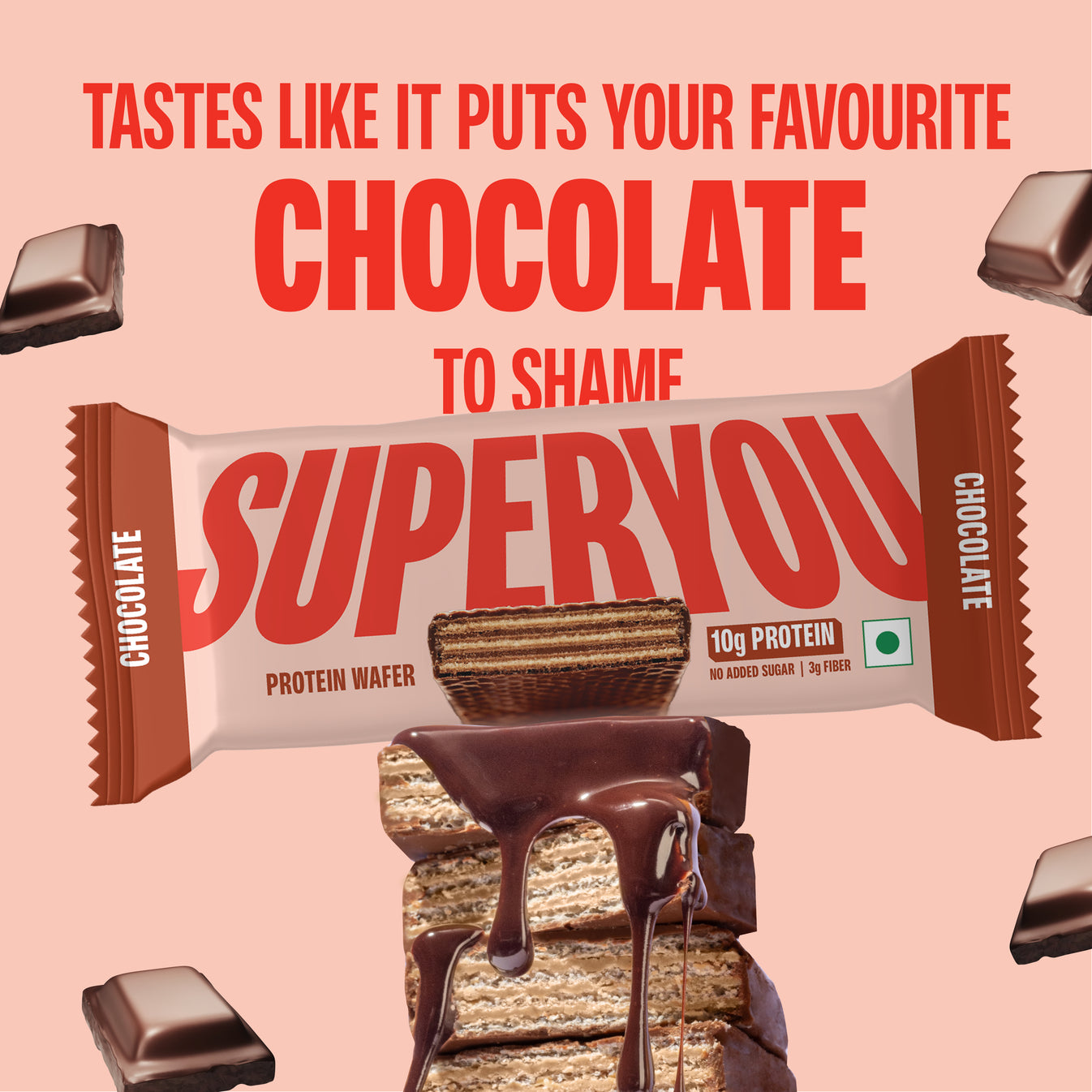 Chocolate Protein Wafer: A Healthy, Protein-Packed Snack – SuperYou